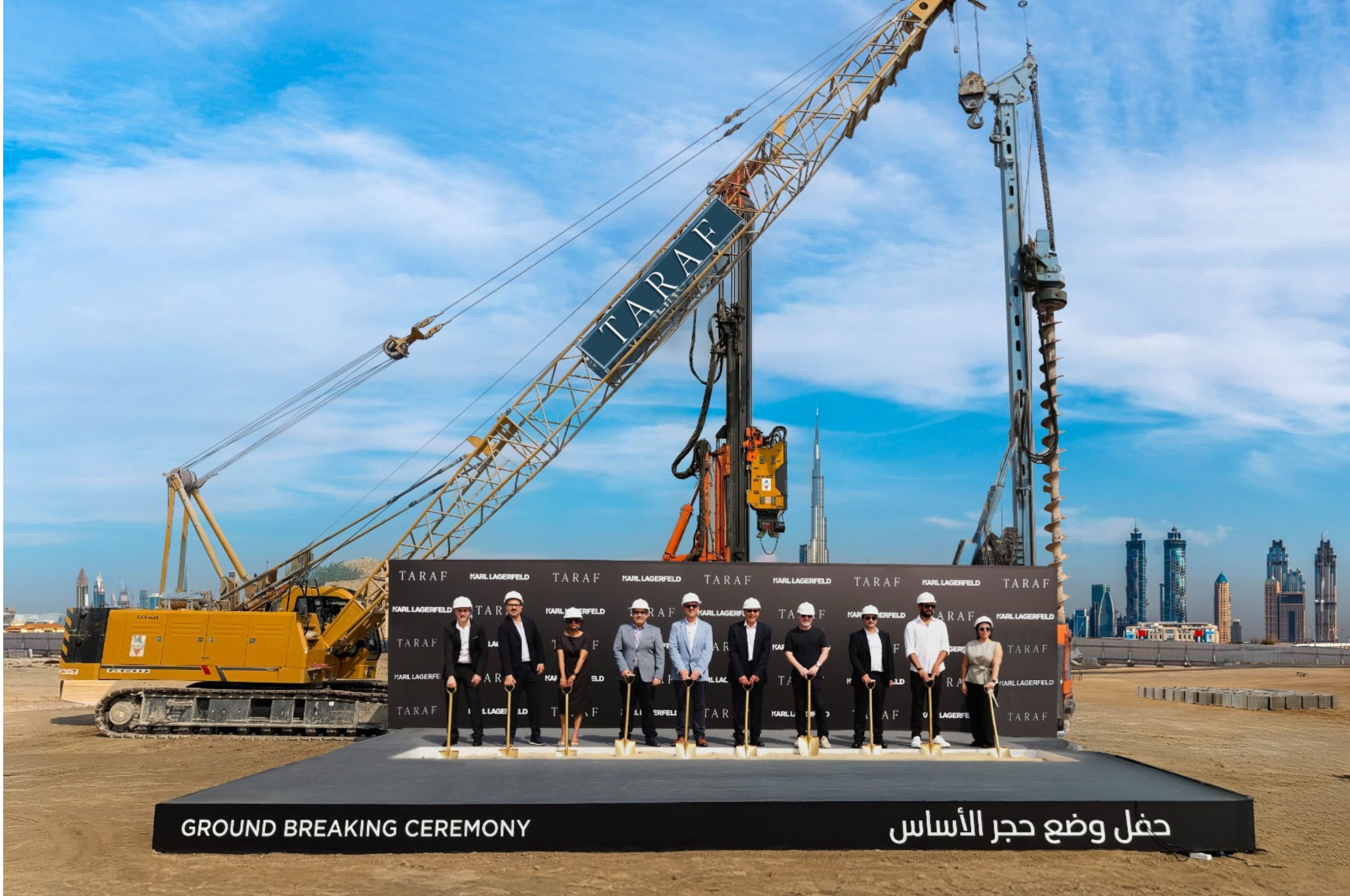 فلل كارل لاغرفيلد تبدأ الإنشاءات في دبي - ترف القابضة | ترف